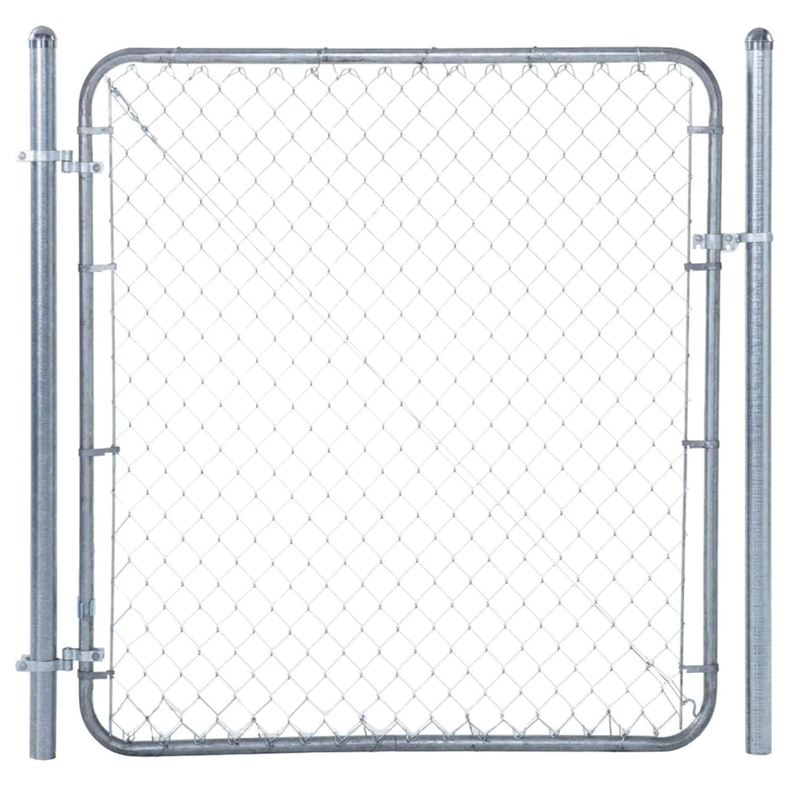 Adjust-A-Gate Adjustable Chain Walk Gate Kit with Round Corner Frame ...