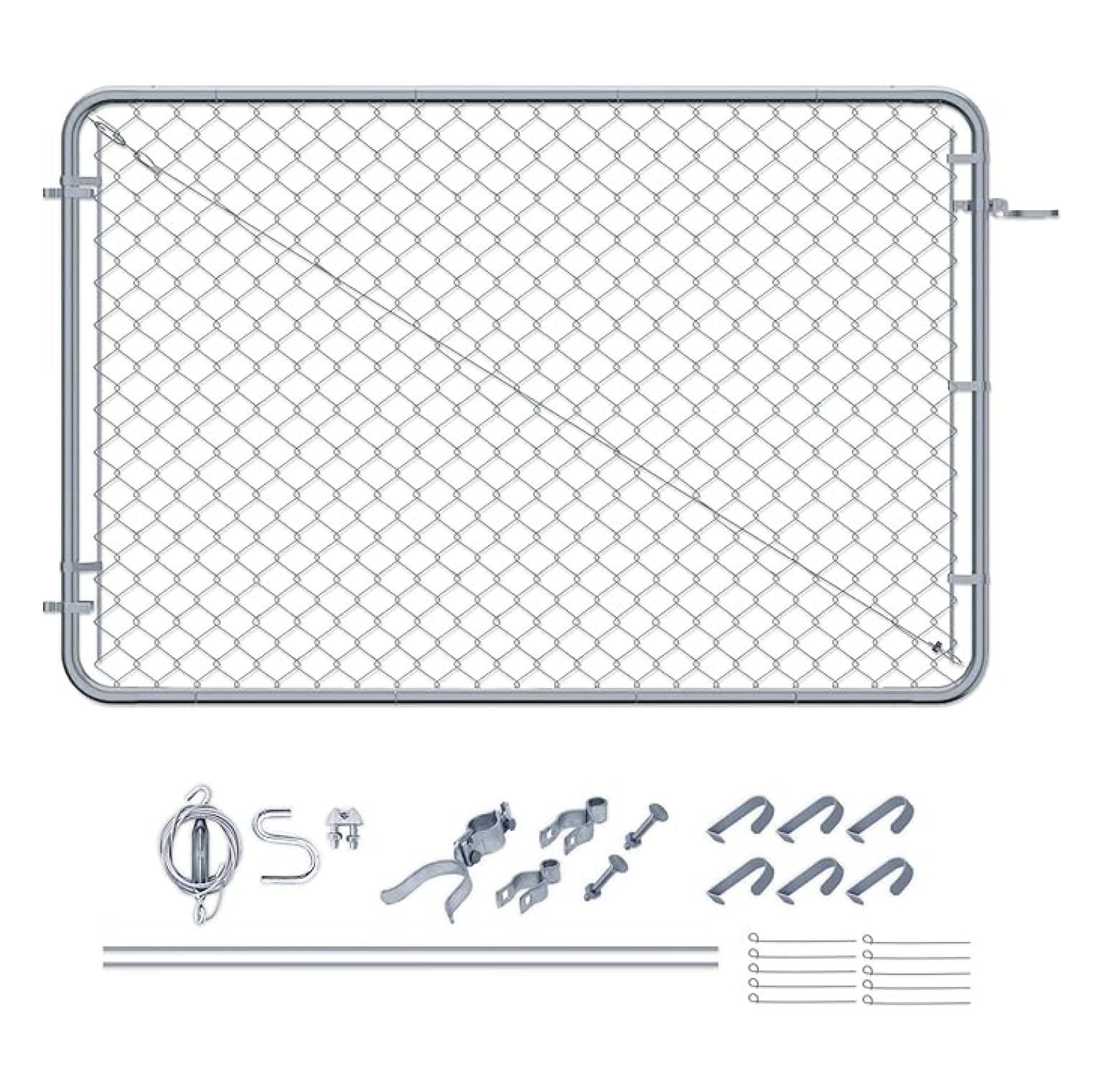 Adjust-A-Gate Chain Walk Gate Kit, Fits 24-72 in. Openings & Up to 4 ft ...