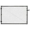 Xcel Fence Aspen Style 3-Rail Steel Fence Gate for Outdoor Garden ...