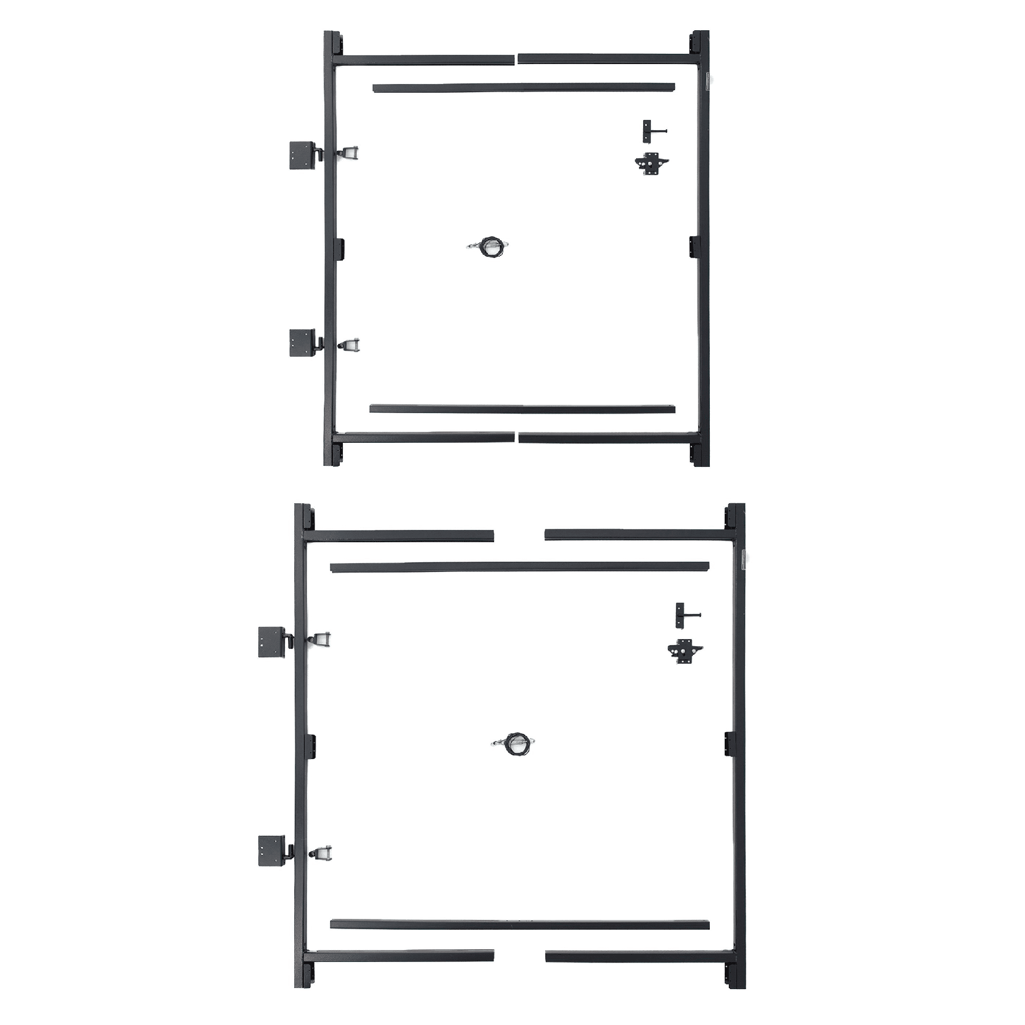 Adjust-A-Gate Gate Building Kit, Steel Frame, Fits 60-96 Inch Openings ...