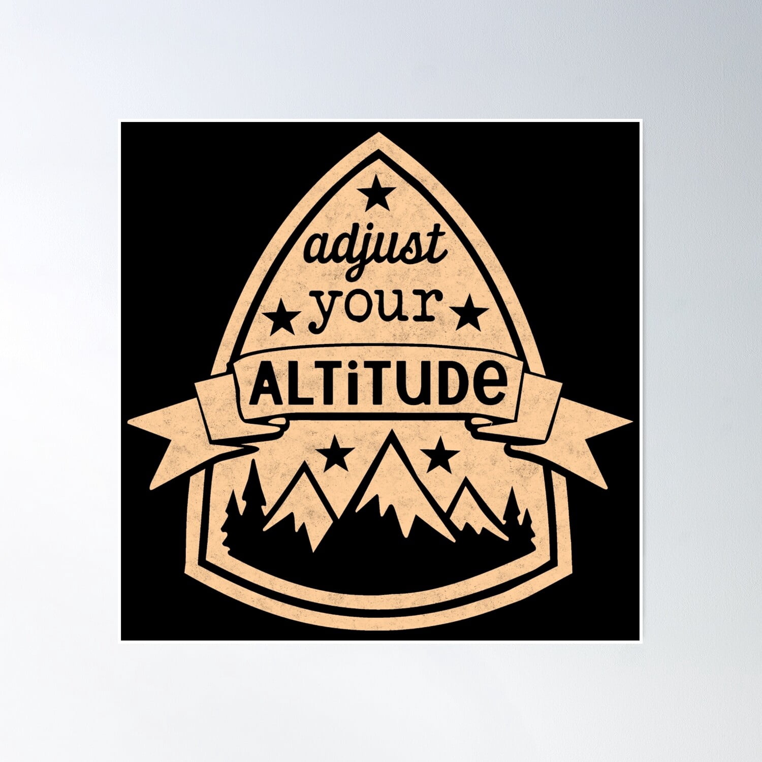 Adjust Your Altitude Outdoor Saying Mountain Climber Rock Climbing ...