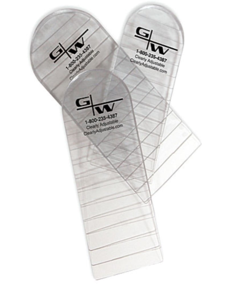 Adjust-a-Lift Heel Lift -Clearly Adjustable - Multiple Sizes - Walmart.com