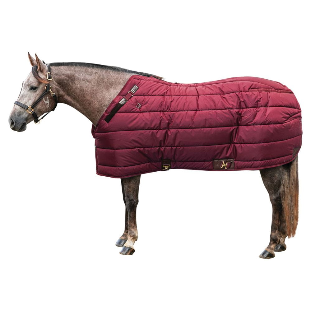 Adjusta Fit Cutback Fit Zenith Dura-Nylon Horse Stable Blanket | 72 | Burgundy - Walmart.com