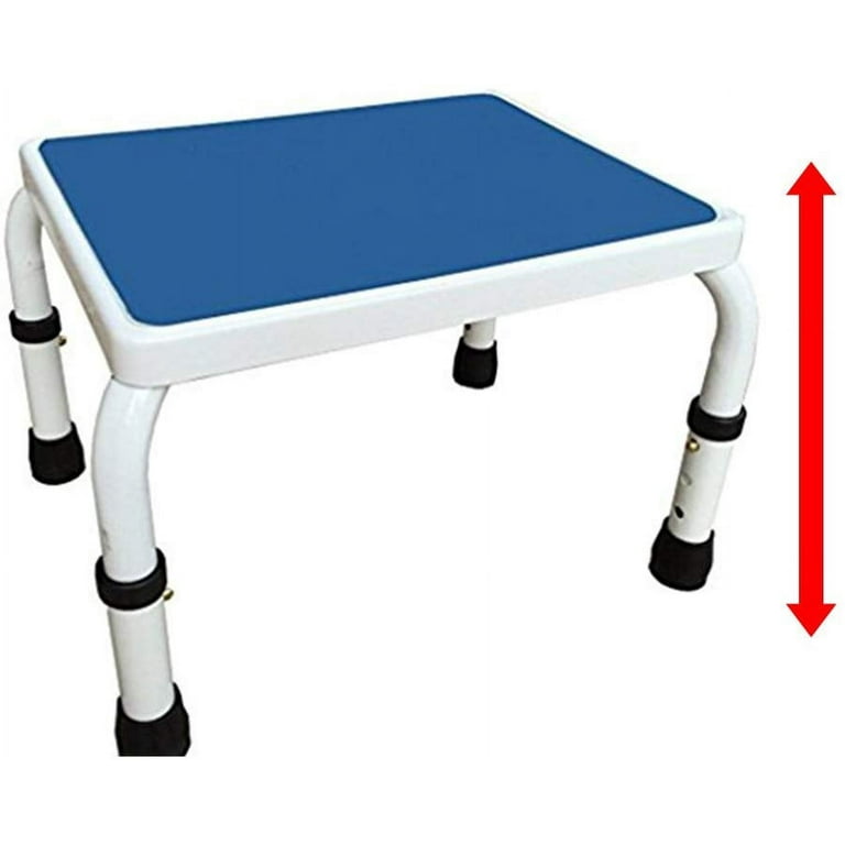AdjustaStep Height Adjustable Step Stool All Steel Construction Anti