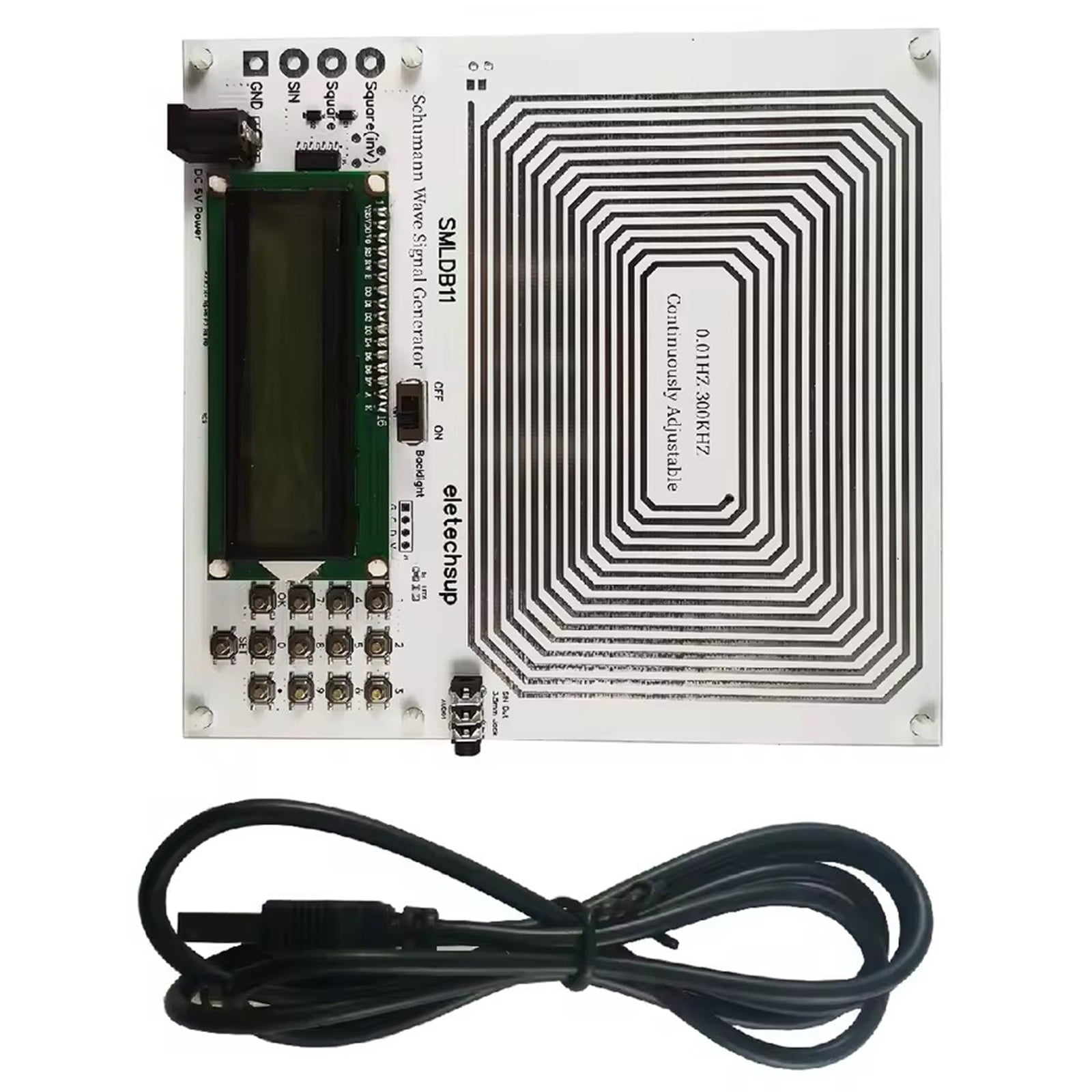 Adjustable 0.01Hz-30000Hz 7.83HZ Resonance Low Frequency Pulsed Waves ...