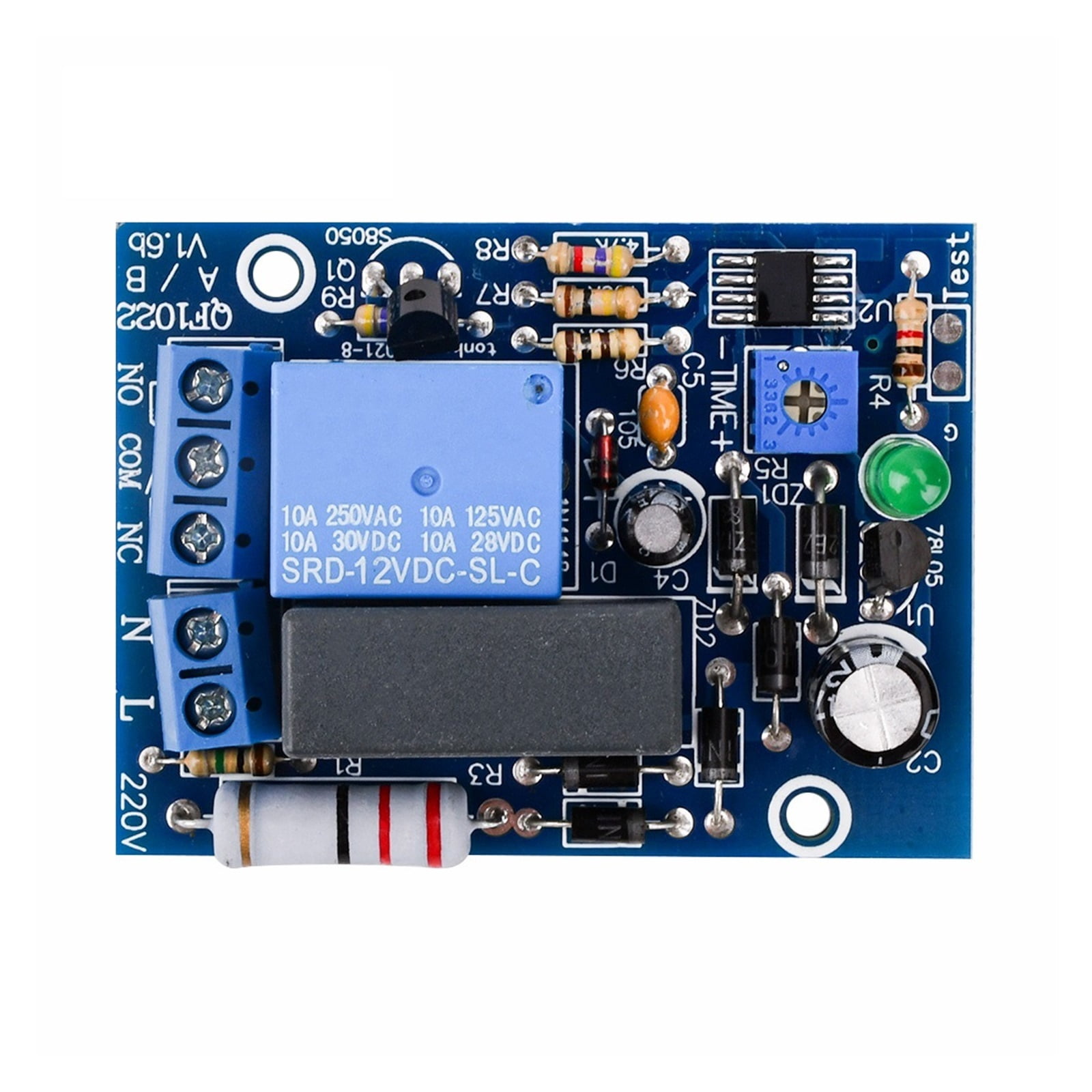 Adjustable 0-10S 10Min 10H 100Min AC 220V Timer Relay Delay Input ...
