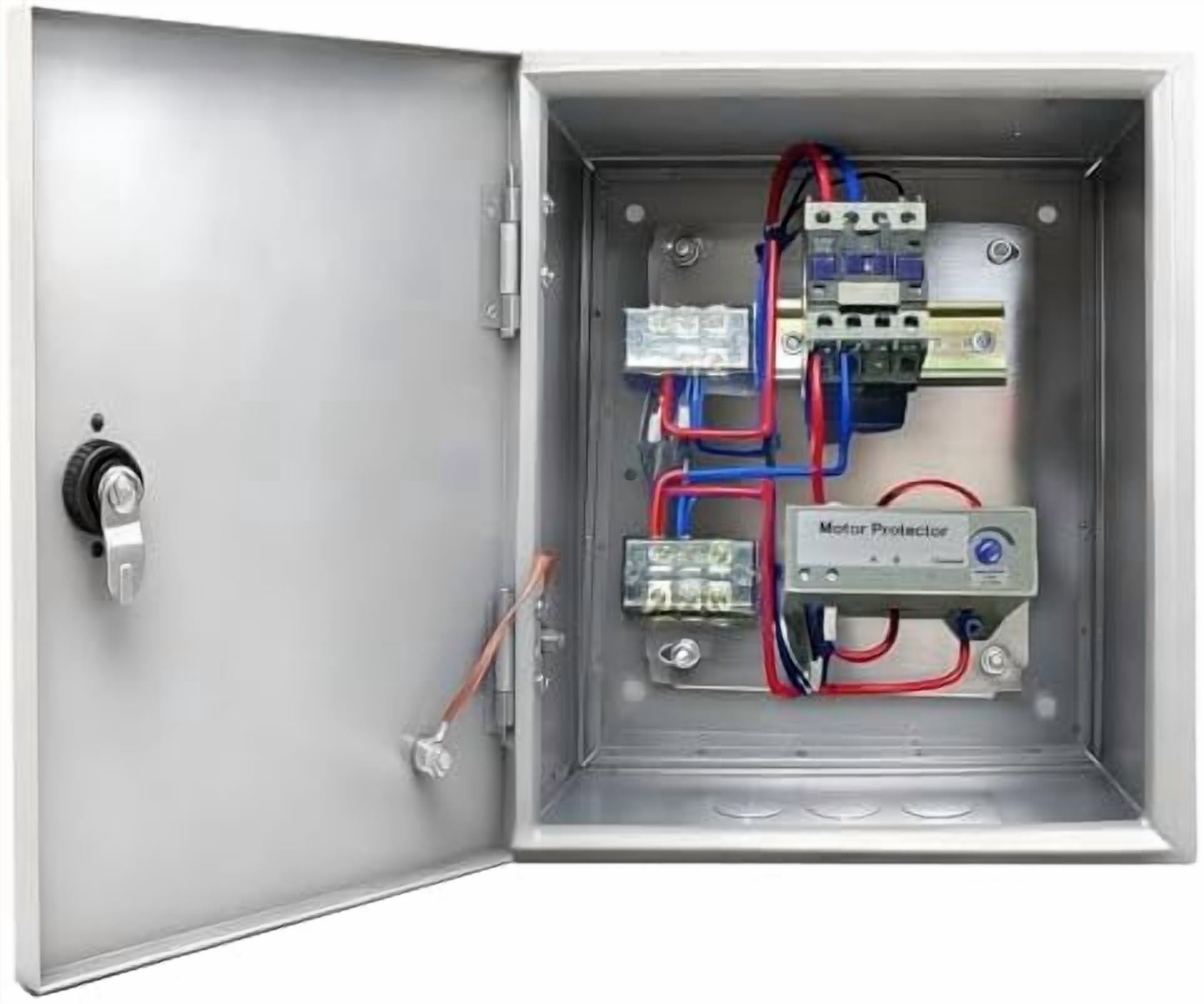 Adjustable 0.65~6.5 HP Well Pump Control Box, Single-Phase Water Pump ...
