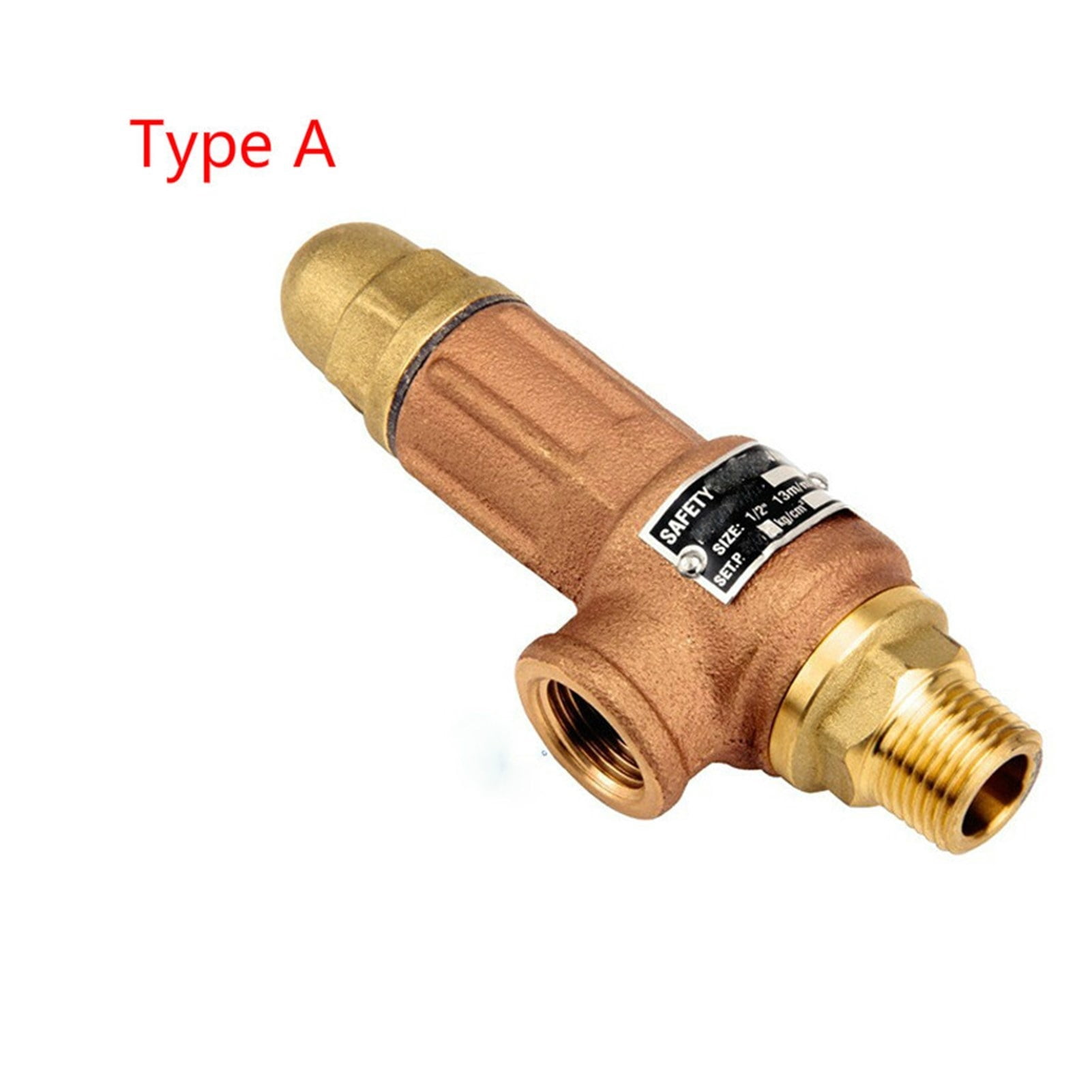 Adjustable 1/2 Inch Safety Valve Bronze Safety Exhaust Control Valve ...