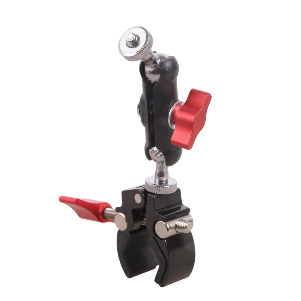 Adjustable 1/4inch Threaded Ball Mounting Arm Heavy Duty Iron Clamp ...