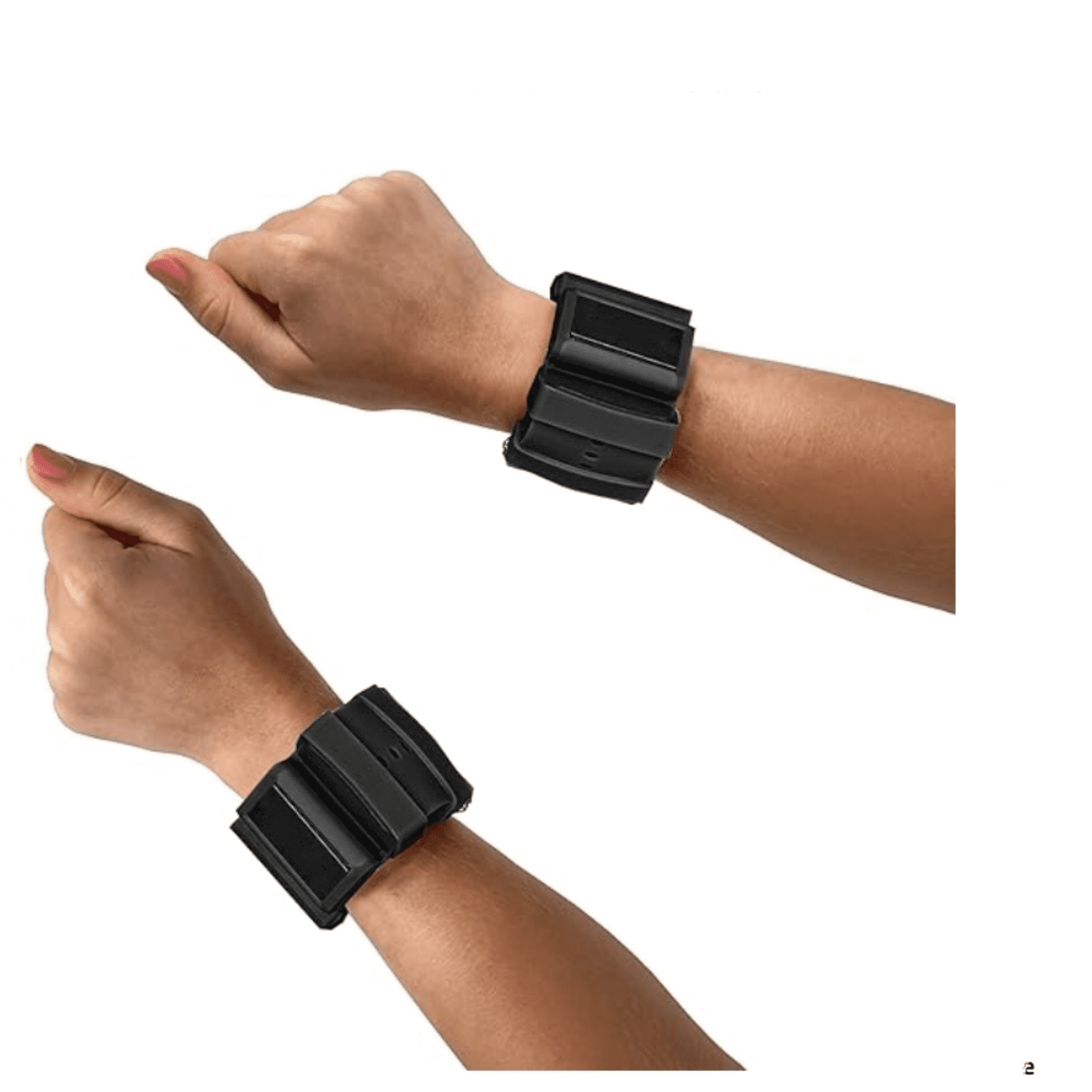 Adjustable 1 LB Wrist Weights Set of 2 Wrist Weights Removable Weighted ...