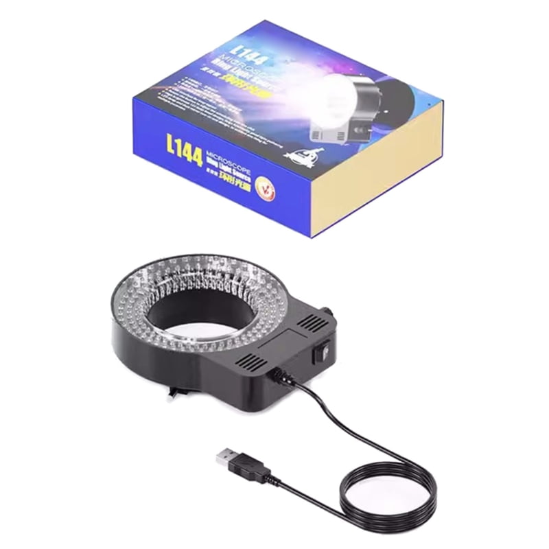 Adjustable 144 72 64 LED Ring Light Illuminator for Stereo Microscope ...
