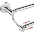 Adjustable 16-26 Inches Double Bath Towel Bar for Bathroom SUS304 ...