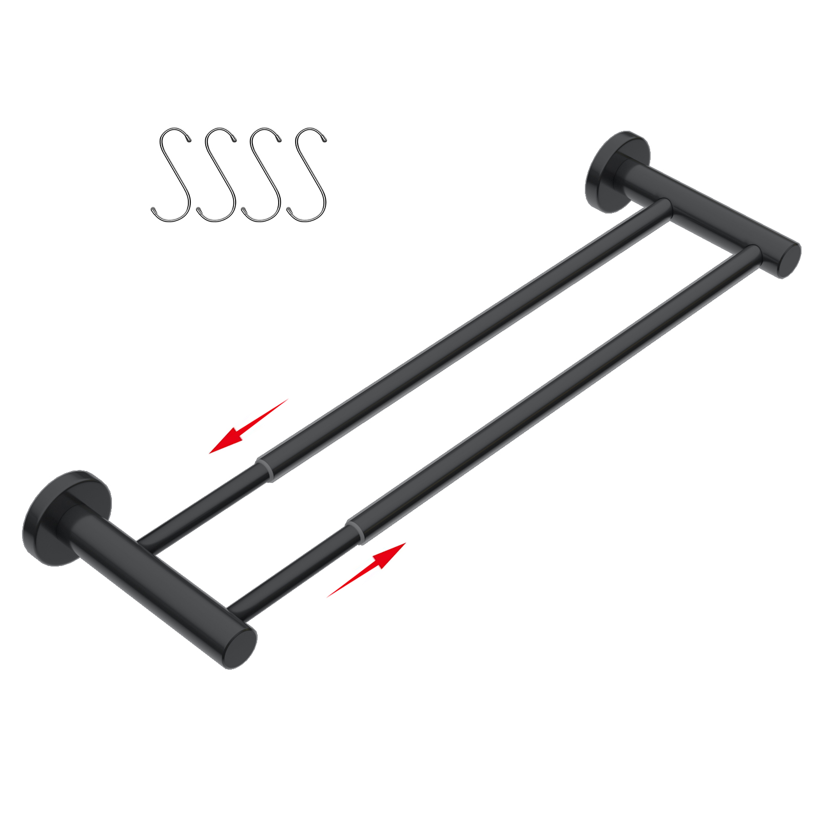 Better Homes & Gardens Holbrook Bathroom Towel Hook, Oil Rubbed Bronze ...