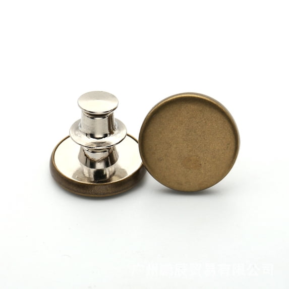 Adjustable 17mm Metal Jeans Button - No-Sew Waist Adjustment Solution ...