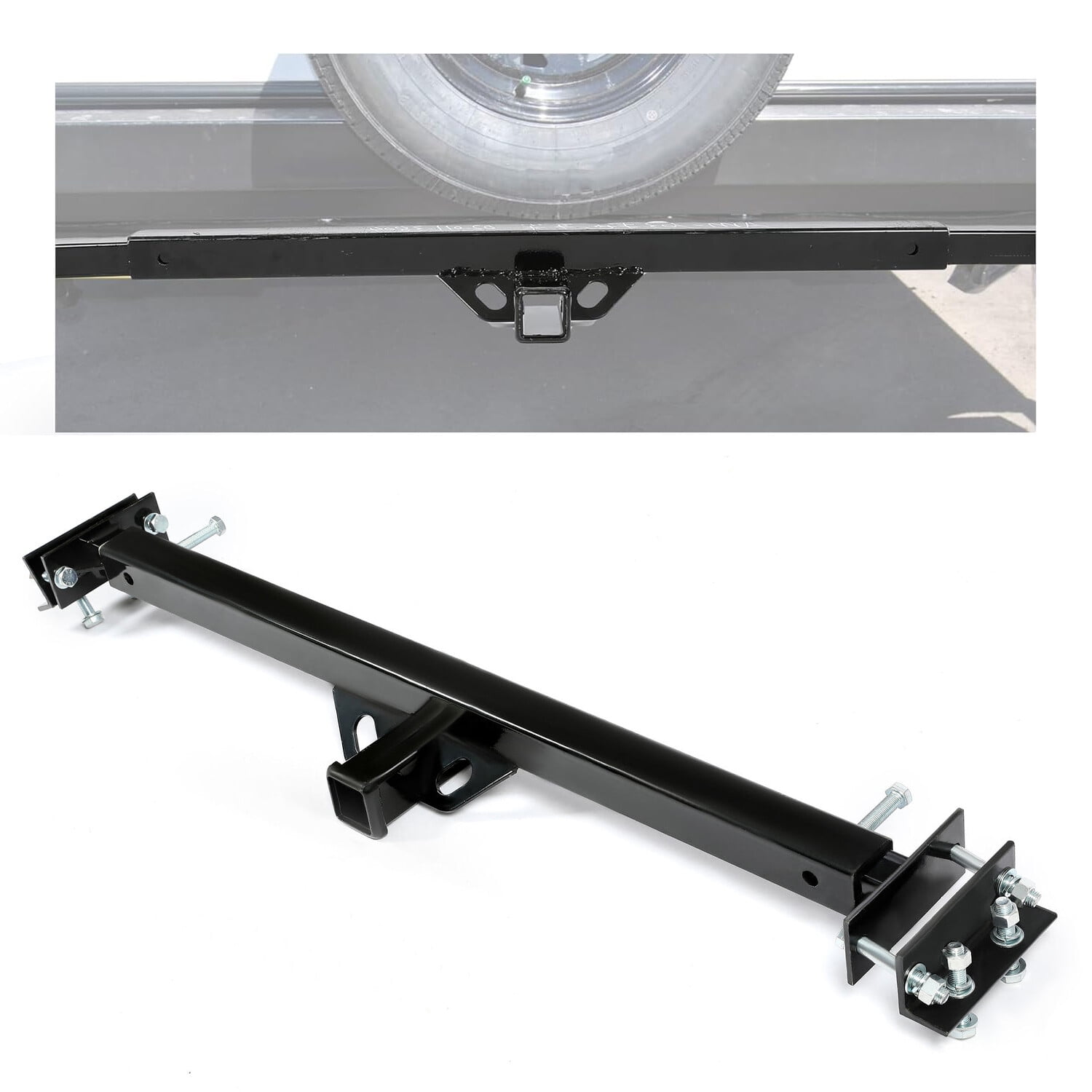 Adjustable 2'' Travel Trailer Hitch RV Trailers 5th Wheel Bike Rack ...
