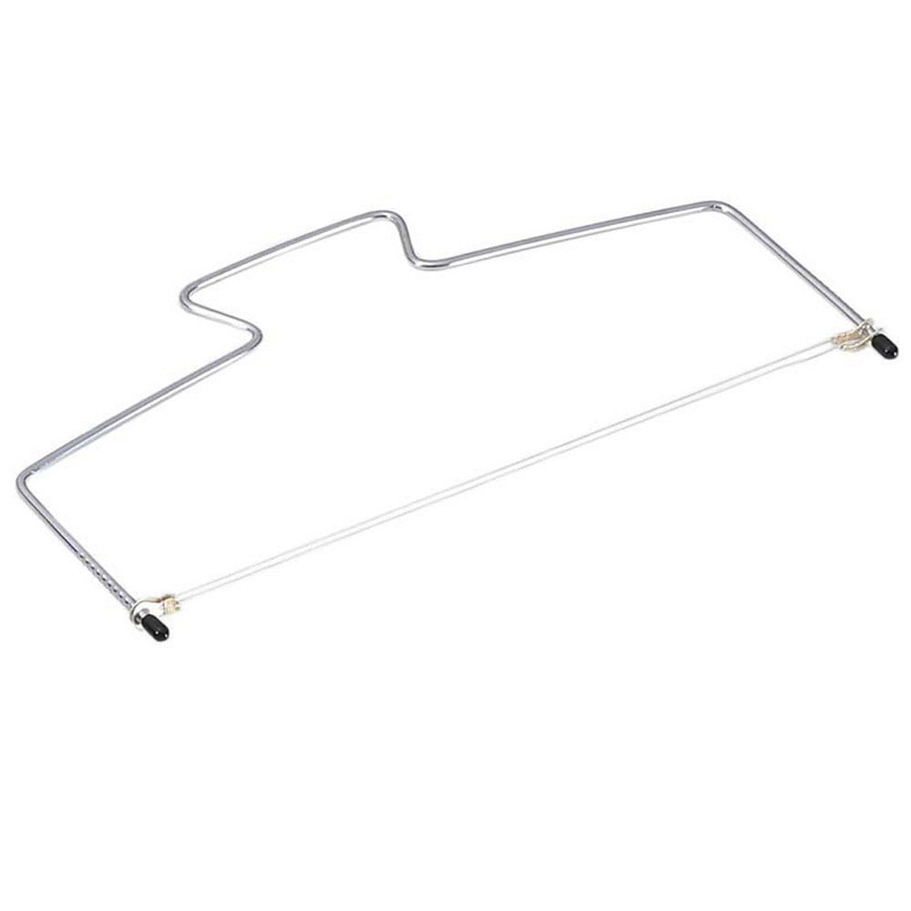 Adjustable 2- Wire Cake Cutter Slicer, Cake Leveler,Stainless Steel ...