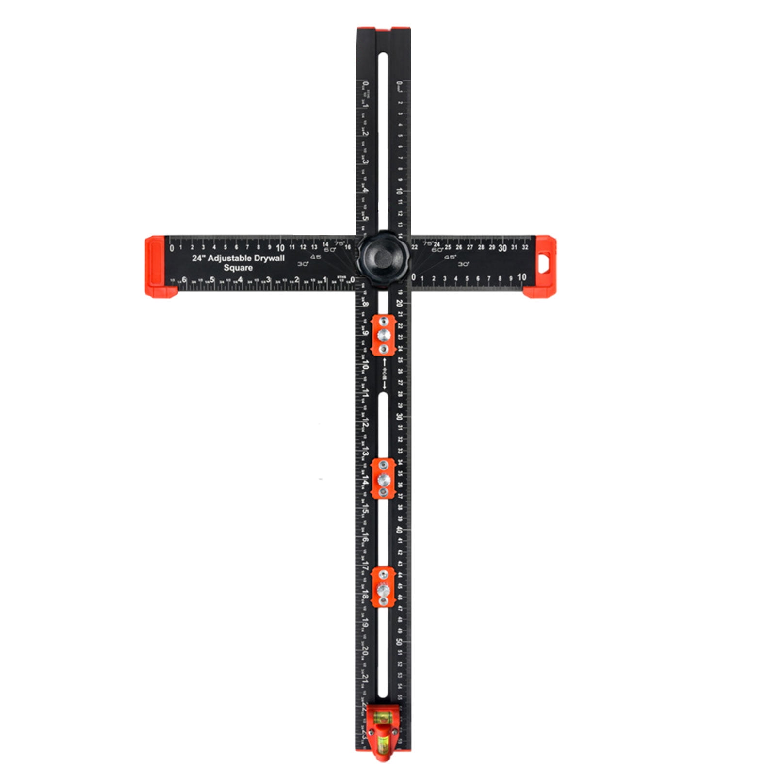Adjustable 2 in 1 Drilling Positioning Ruler, Cabinet Hardwares Jigs, T ...