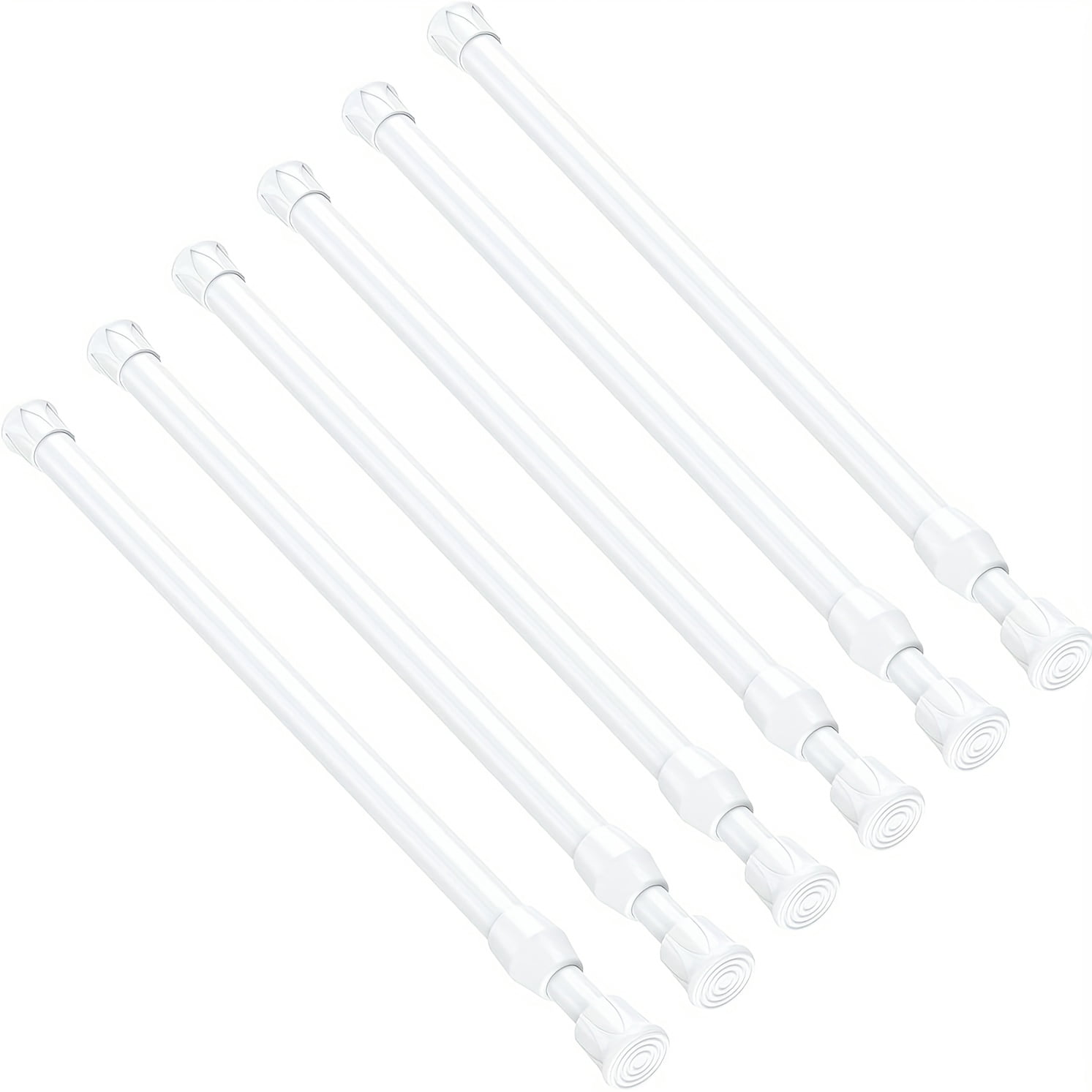 Adjustable 27-38 Inch Heavy Duty Tension Curtain Rod, No Drill Spring ...