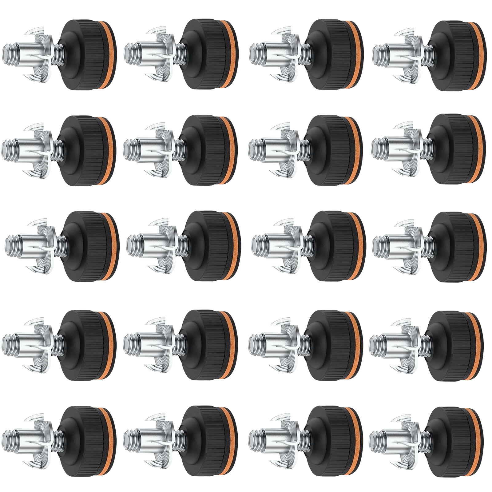 Adjustable 3/8" Furniture Leg Levelers with High Densities Rubber Floor ...