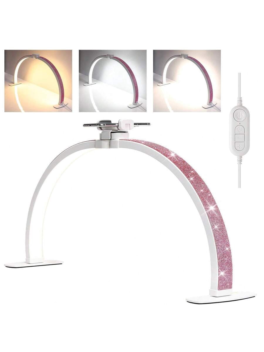 Adjustable 3000-6500K Diamond Manicure Desk Lamp with Remote Control ...