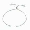Adjustable 304 Stainless Steel Box Chain Slider Bracelet/Bolo Bracelets ...