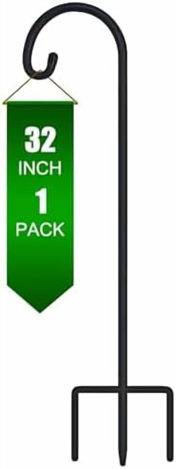Adjustable 32 Inch Small Shepherd Hooks for Outdoor, Garden Hooks for ...