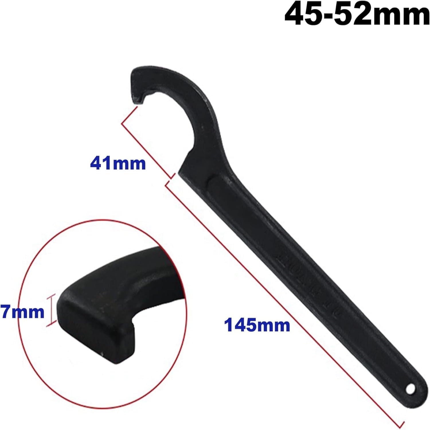 Adjustable 34-36mm C Hook Spanner Wrench Chuck Multi-Hand Tool for Bike ...