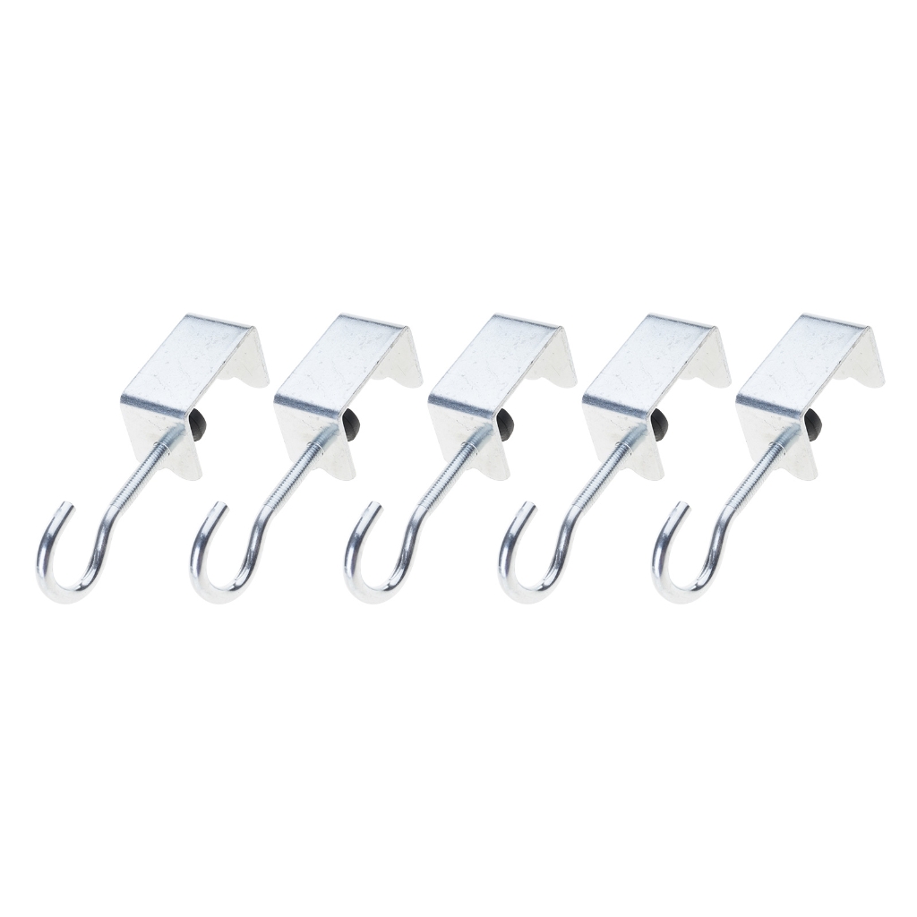 Adjustable 360 Degree Rotating Metal Hook Under Table Edges Sturdy ...