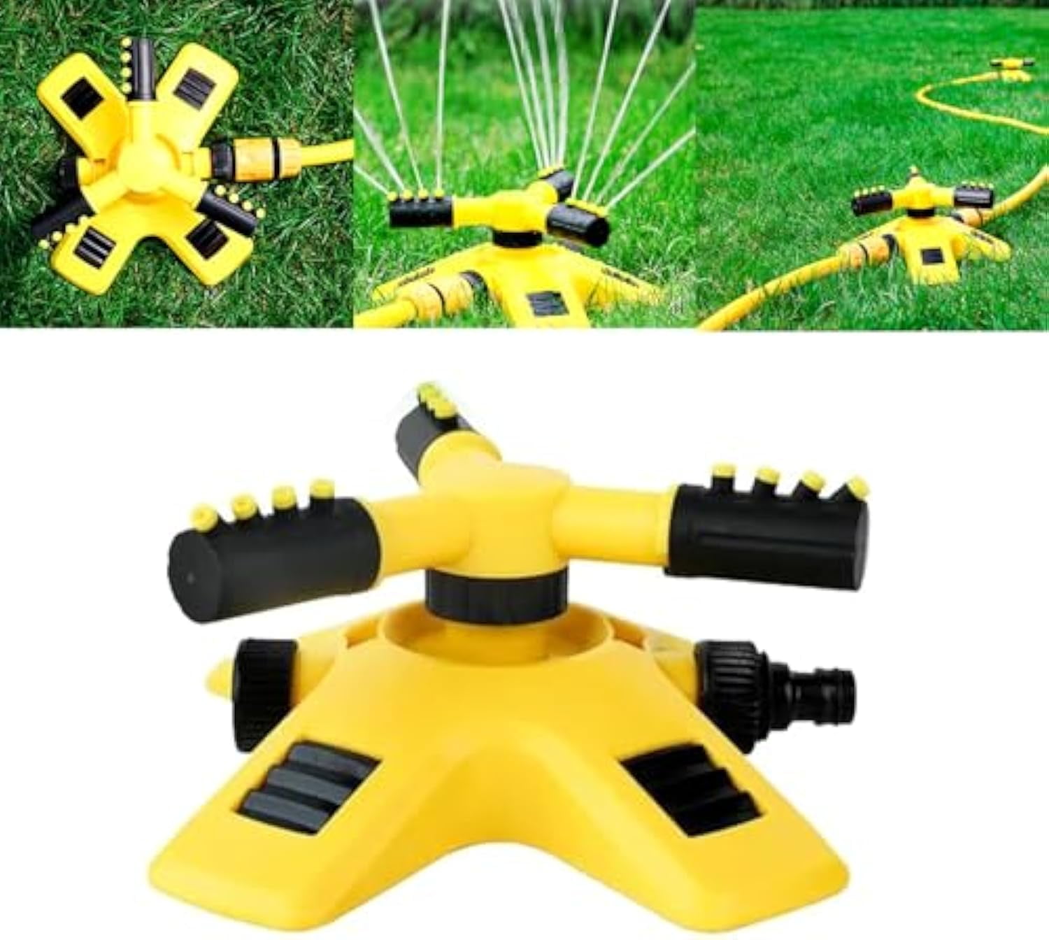Adjustable 360° Rotation Garden Sprinkler - Garden Sprinkler, Automatic ...