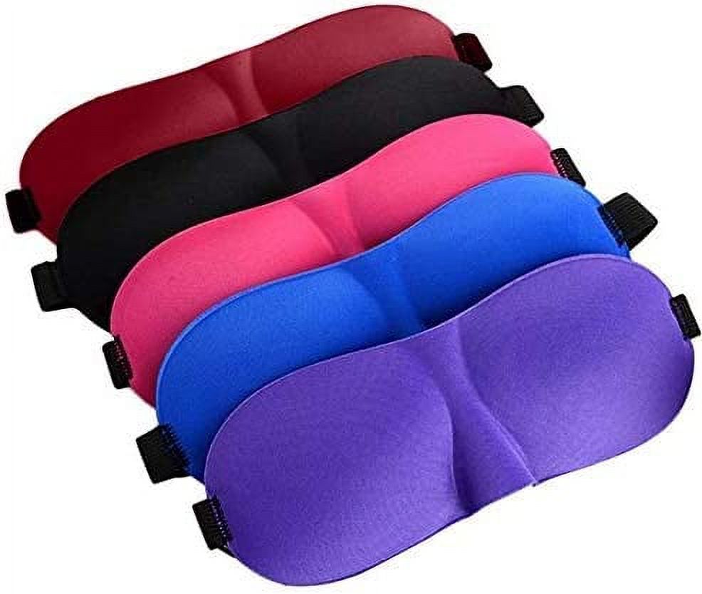 Adjustable 3D Contoured Eye Masks for Sleeping Light Block, Shift Work ...