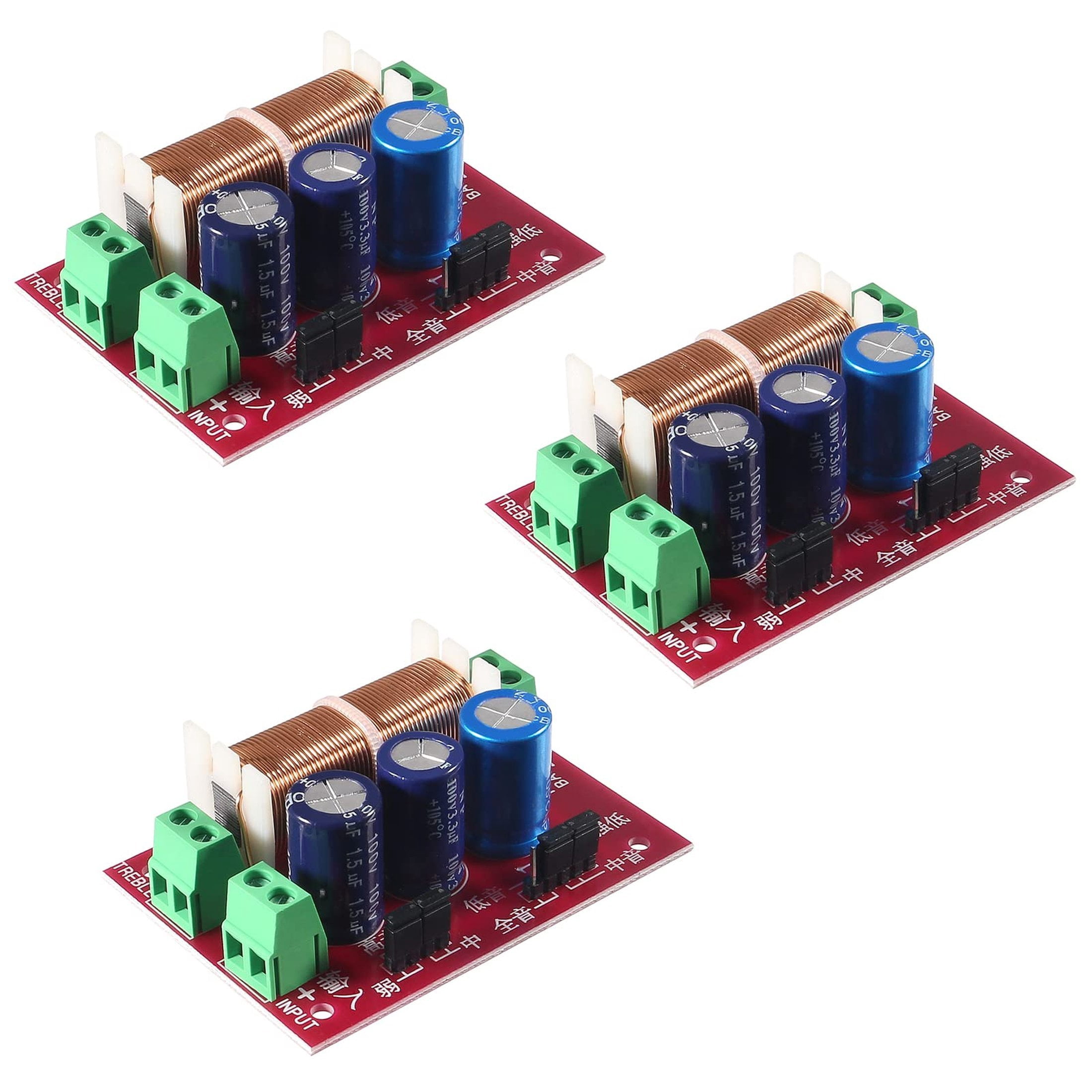 Adjustable 3pcs 400W Speaker Crossover 2 Way Audio Frequency Divider ...