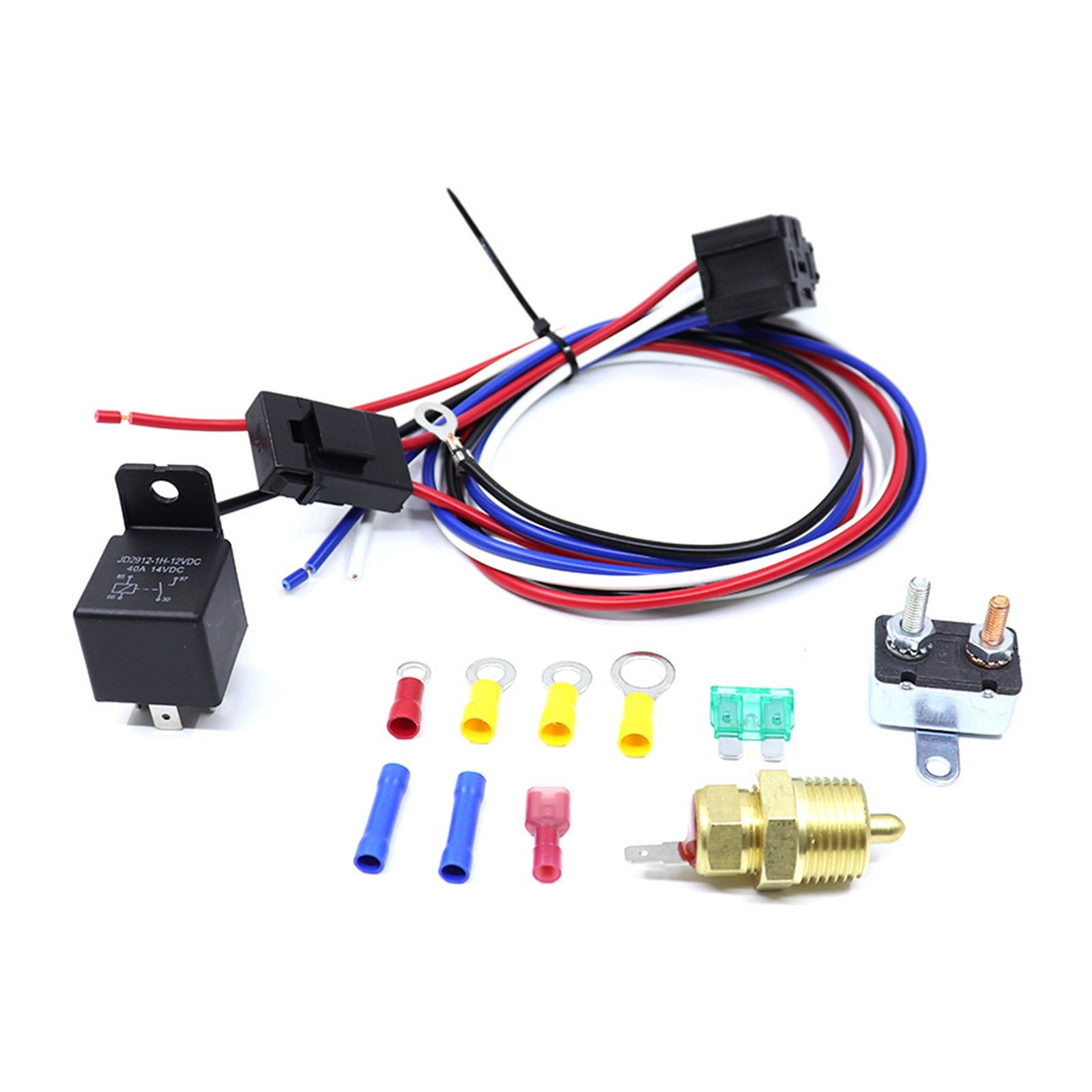 Adjustable 60A Thermostat Control 30~50℃ Relays Wire Set For Electric ...
