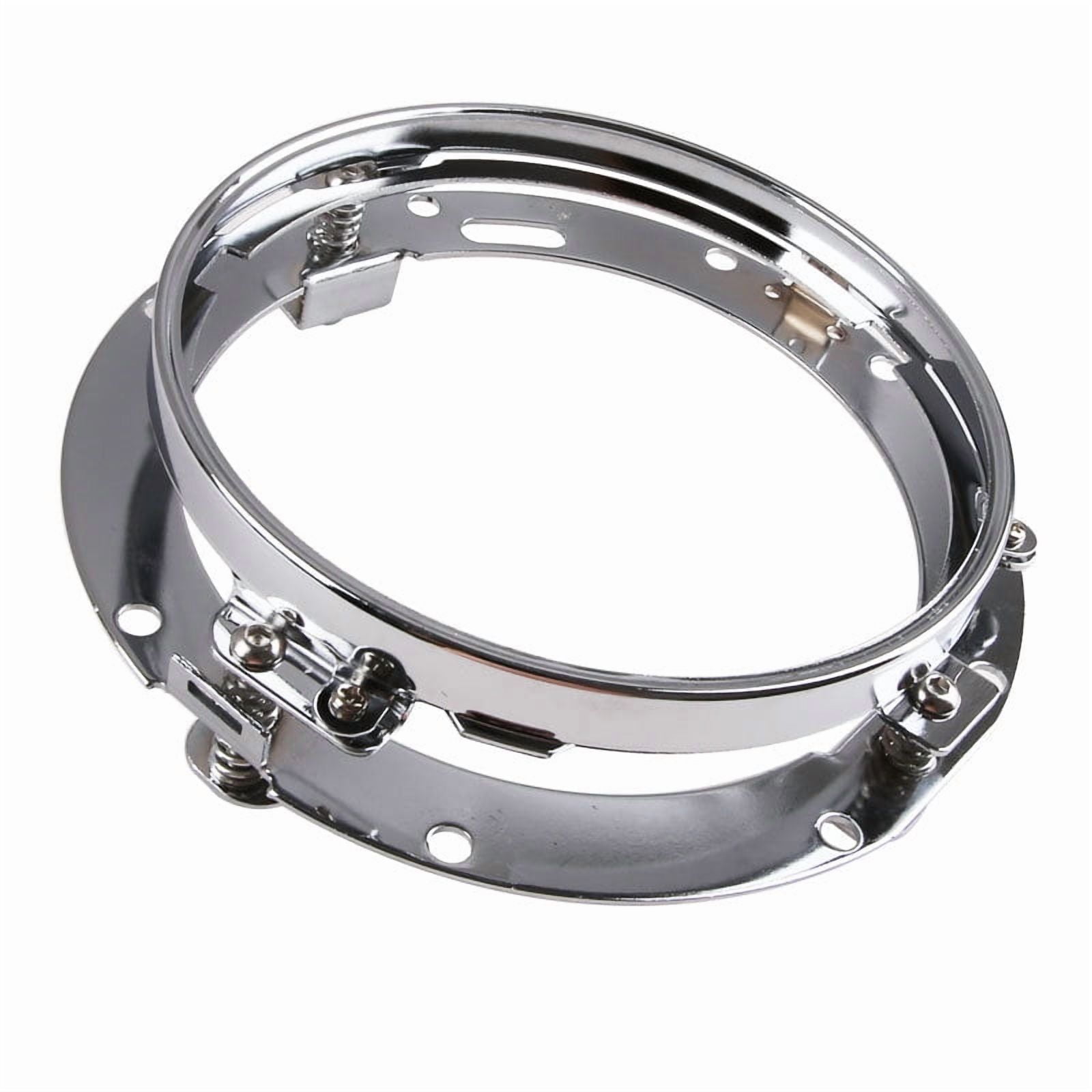 Adjustable 7" Headlight Mounting Bracket Headlamp Round Headlight Rings ...