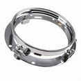 Adjustable 7" Headlight Mounting Bracket Headlamp Round Headlight Rings ...
