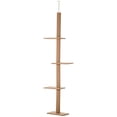 Adjustable 8.5ft Floor-to-Ceiling Cat Tree with 4 Platforms, Light ...