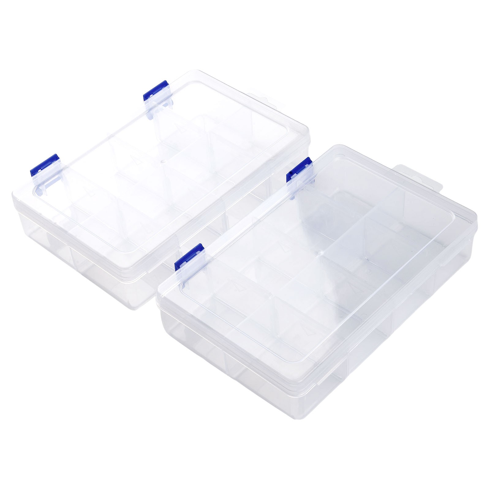 Adjustable 8 Grids Compartment Plastic Storage Box Screw Holder Case ...