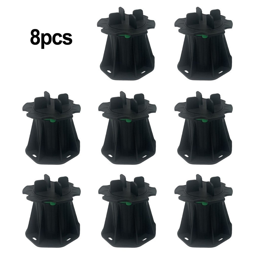 Adjustable 8-Pack Plastic Pedestal Supports: Versatile Floor Lift ...