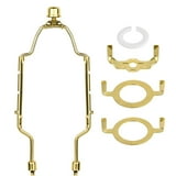"Adjustable 8-10"" Brass Lamp Harp Kit with Light Base Holders, E14 E26 ...