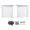 Adjustable AC Side Panels with Frame,Window Air Conditioner Accordion ...