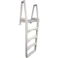 Adjustable Above Ground Pool Ladder, 46"–56" Sturdy In-Pool Swimming ...