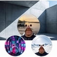 Adjustable Acrylic Head Mounted Mirror Mask, Reflective Face Accessory ...