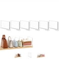 Adjustable Acrylic Purse Organizer Shelf Dividers for Closet, Clear Bag ...