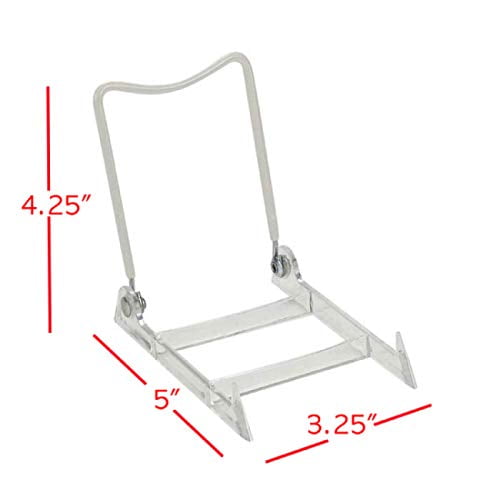 Adjustable Acrylic Wire Display Stands - Adjustable Easels - Pack of 12 ...