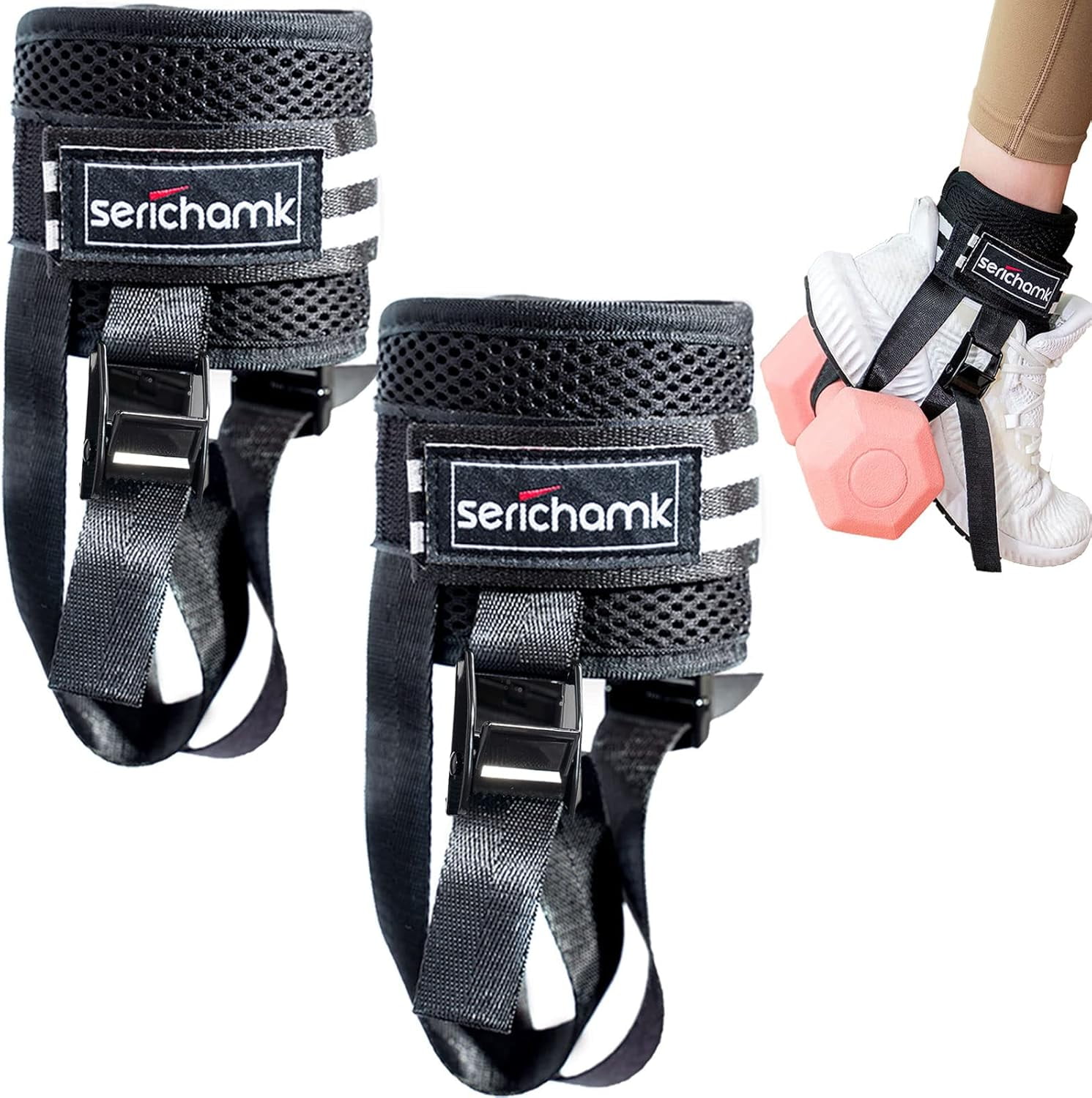 Adjustable Adjustable Feet Dumbbell Attachment,Feet Weight Lifting-Foot ...