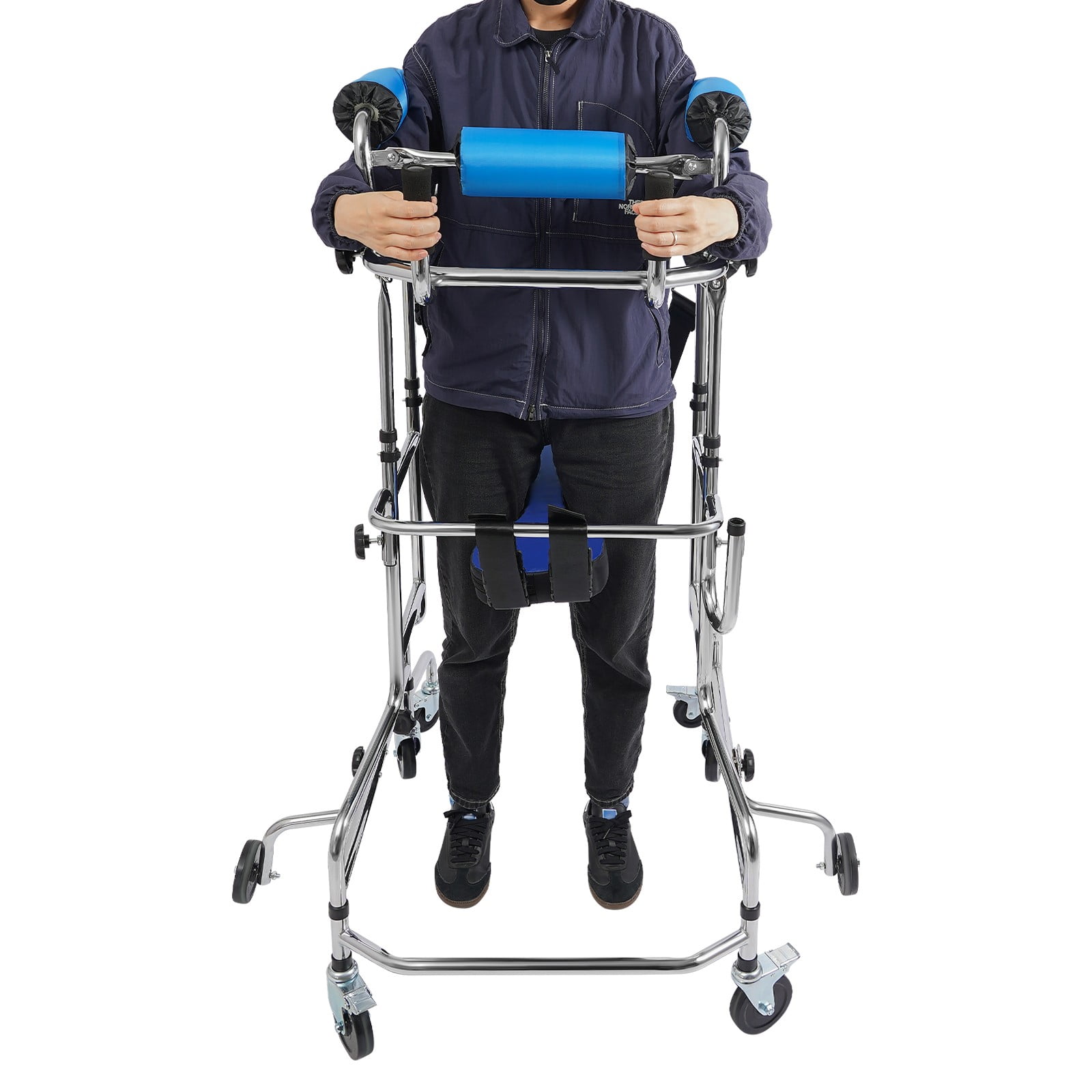 Adult Walker Walking Aid Adjustable Standing Frame for Seniors Walking ...