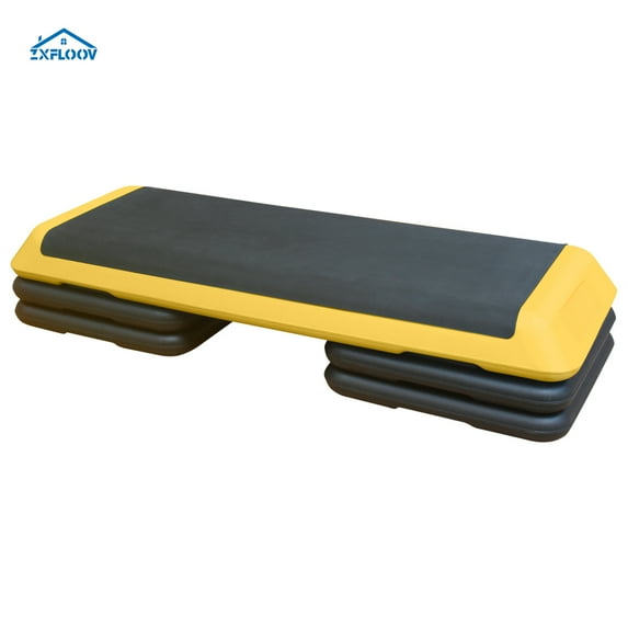 Adjustable Aerobic Step Platform with 4 Risers - Versatile Exercise ...