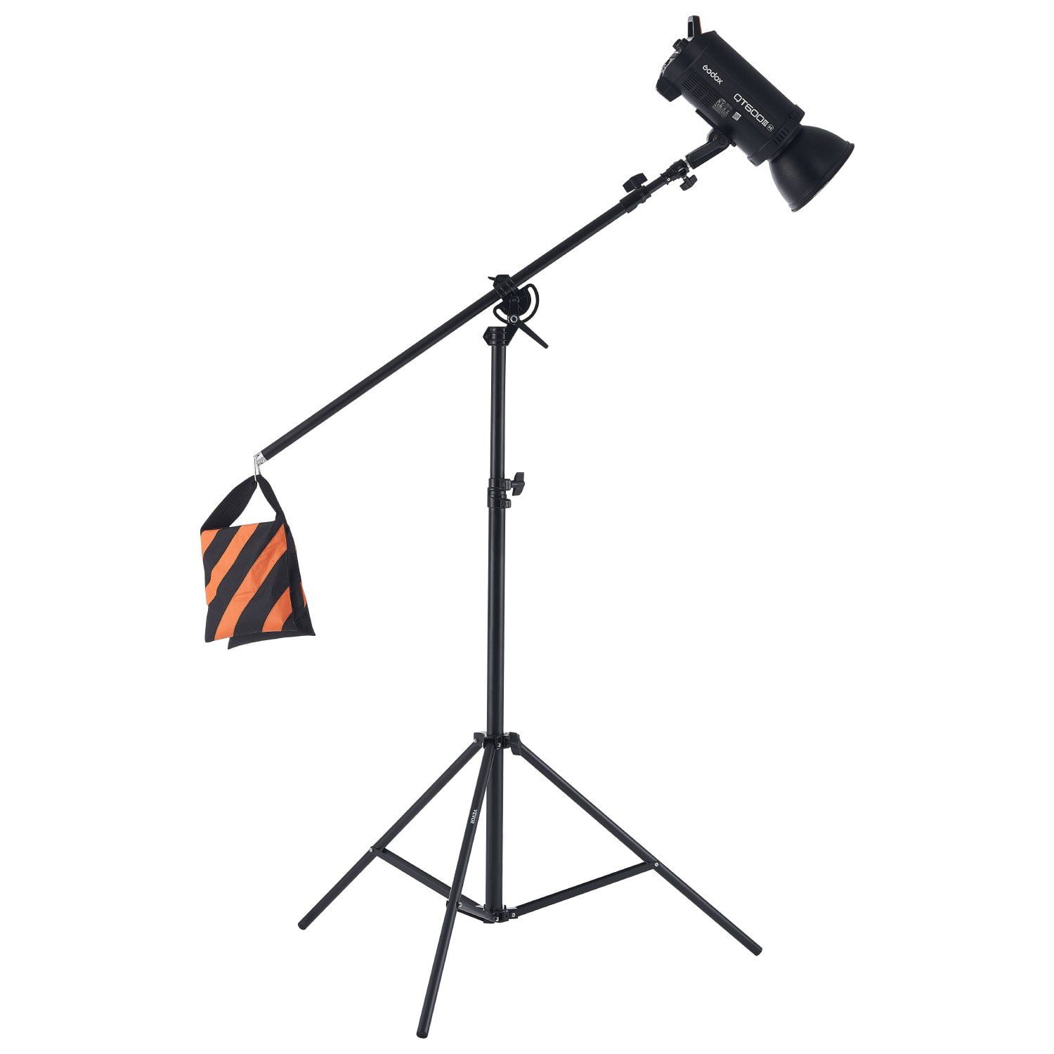 Adjustable Air Cushioned Aluminum Light Stand with Boom Arm for ...