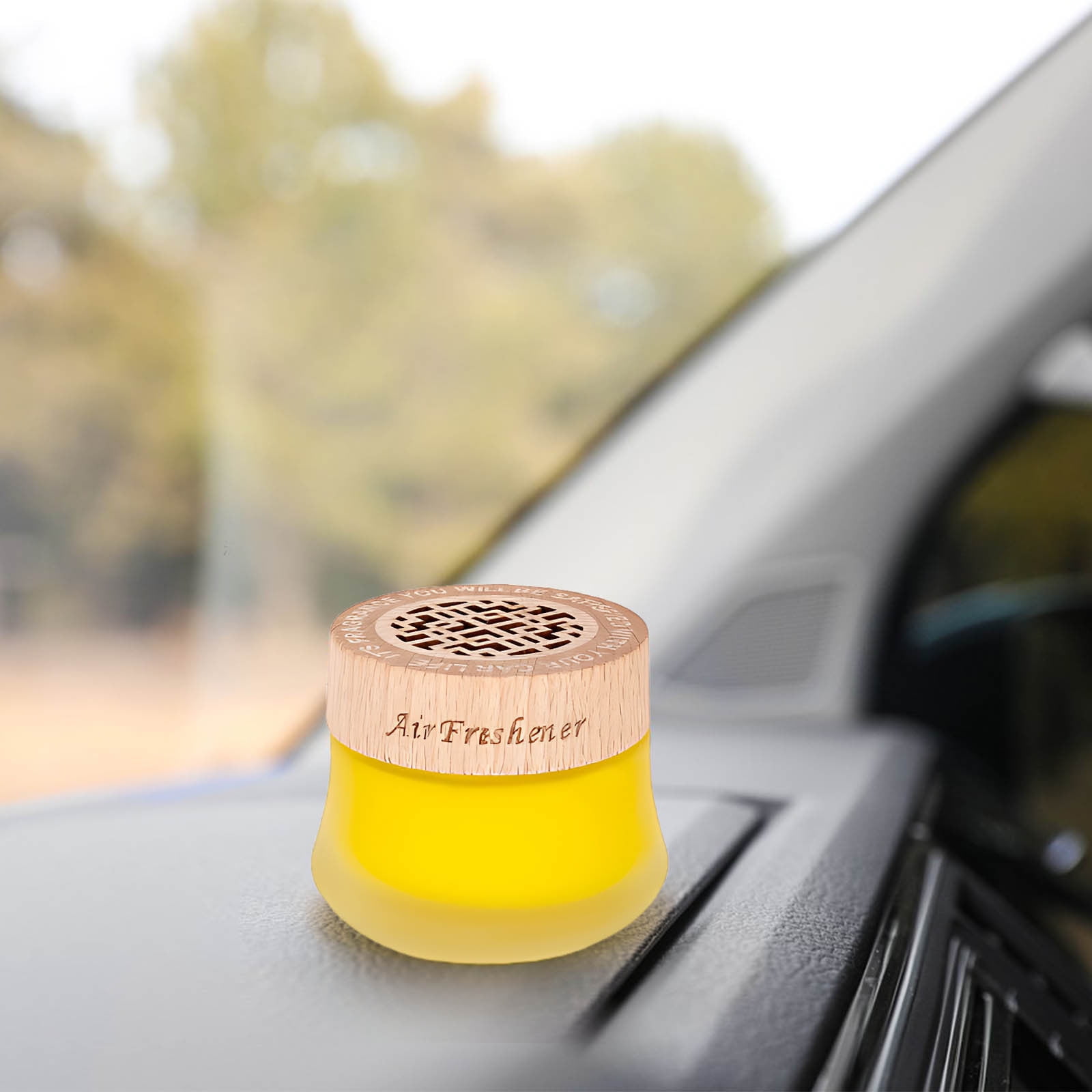 Adjustable Air Freshener Spray with Lid Control - Long-Lasting Lemon ...
