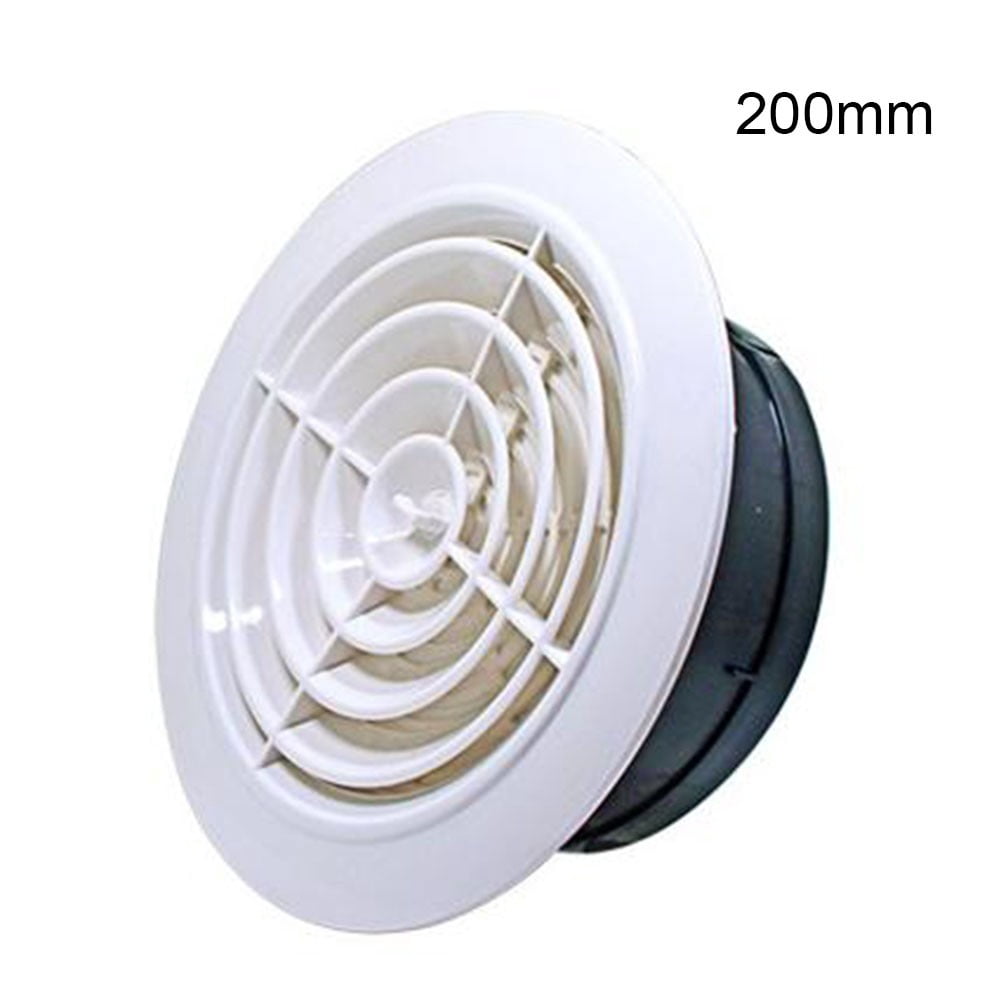 Adjustable Air Ventilation Cover Round Ducting Ceiling Wall Hole Abs ...