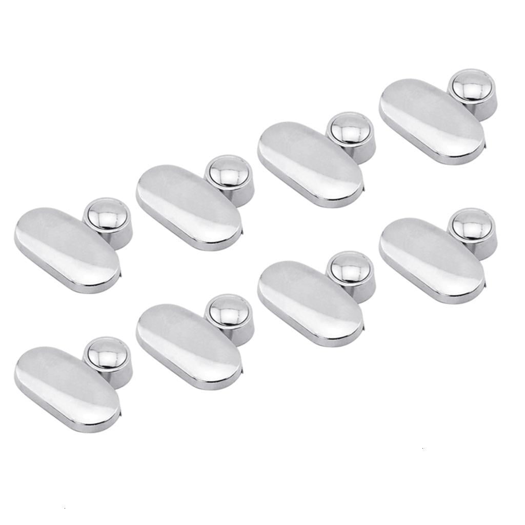 Adjustable Alloys Mirror Brackets Bathroom Vanity Secure GlassMount ...